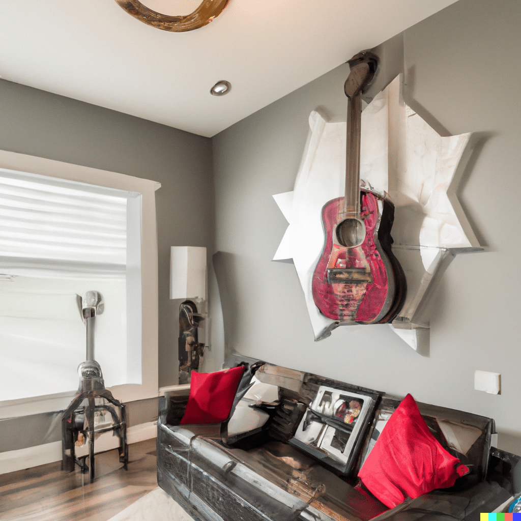 Metal Guitar Wall Art | GuitarArtHub.com